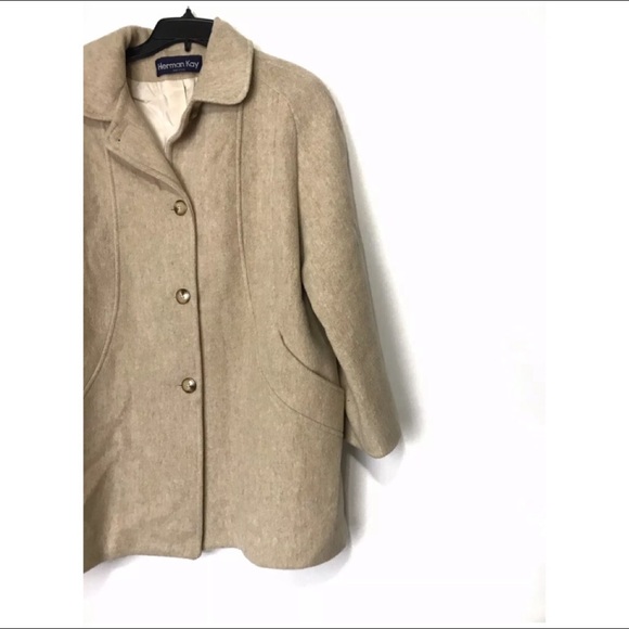 Herman Kay | Jackets & Coats | Vintage Herman Kay Womens A Line Wool ...
